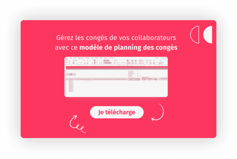 Planning congés Excel 2022 [+Modèle gratuit à télécharger] - Factorial